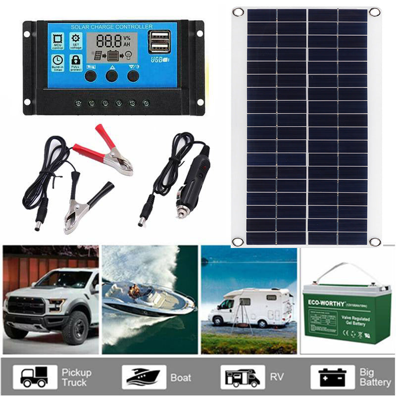 Solar Panel 15W Solar Charging Unit Solar Panel Solar Photovoltaic ...